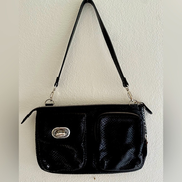 Brighton | Bags | Brighton Diva Daisy Utility Pouch Black Leather ...